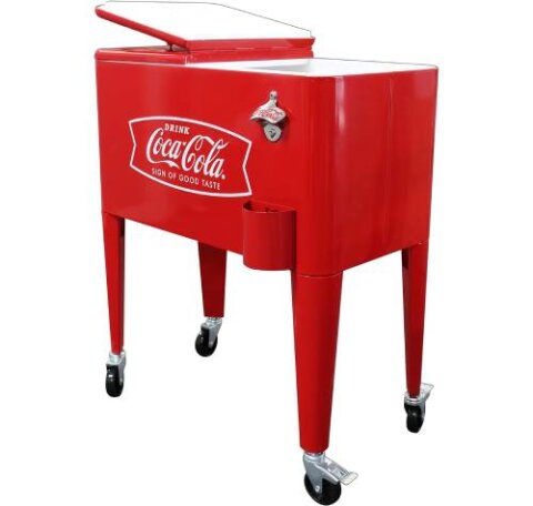 Retro Cooler On Wheels