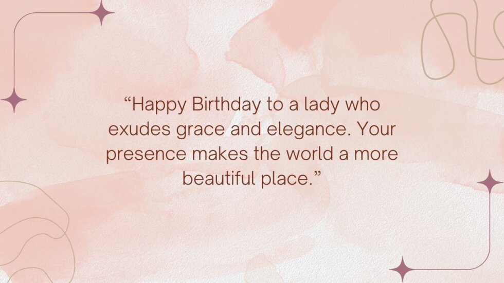 58 Happy Birthday Beautiful Lady Wishes | Picnic Makers