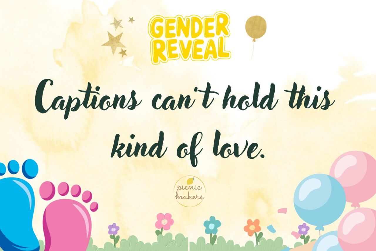 150 Heartfelt Gender Reveal Quotes | Picnic Makers