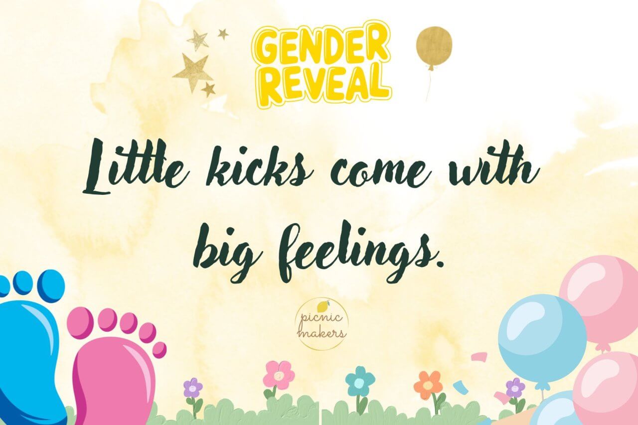 150 Heartfelt Gender Reveal Quotes | Picnic Makers