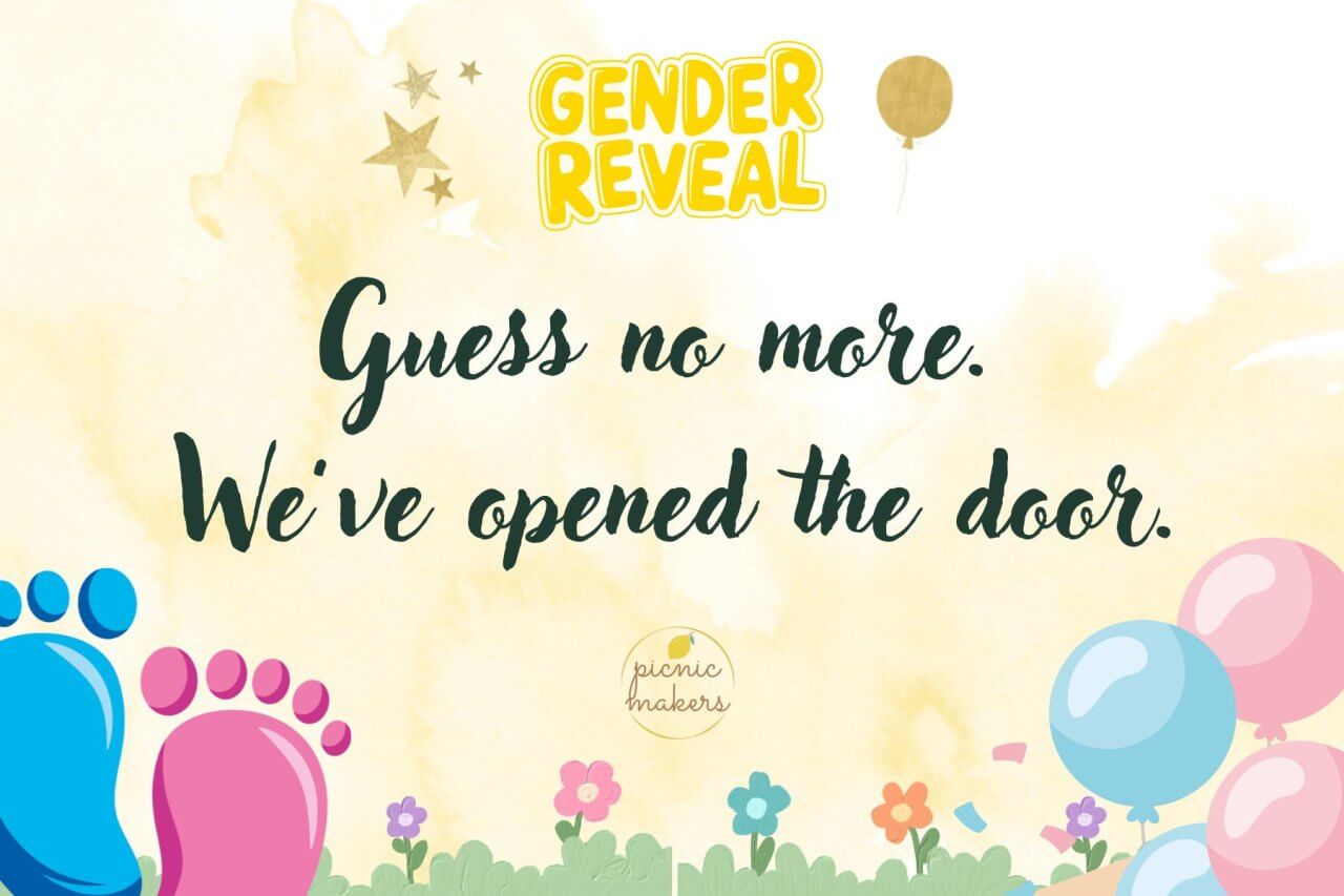 150 Heartfelt Gender Reveal Quotes | Picnic Makers